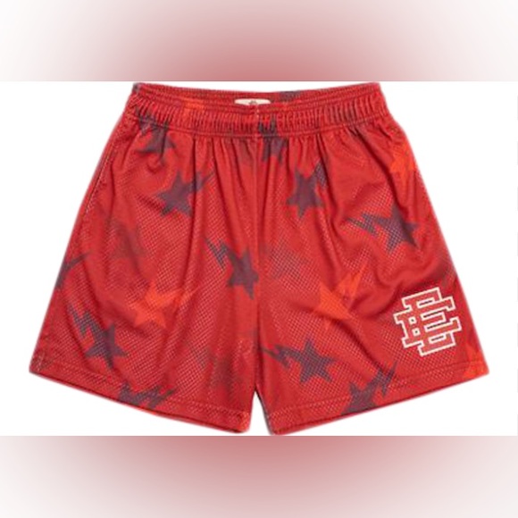 Eric Emanuel | Shorts | Eric Emanuel X Bape Red Shorts Xl | Poshmark
